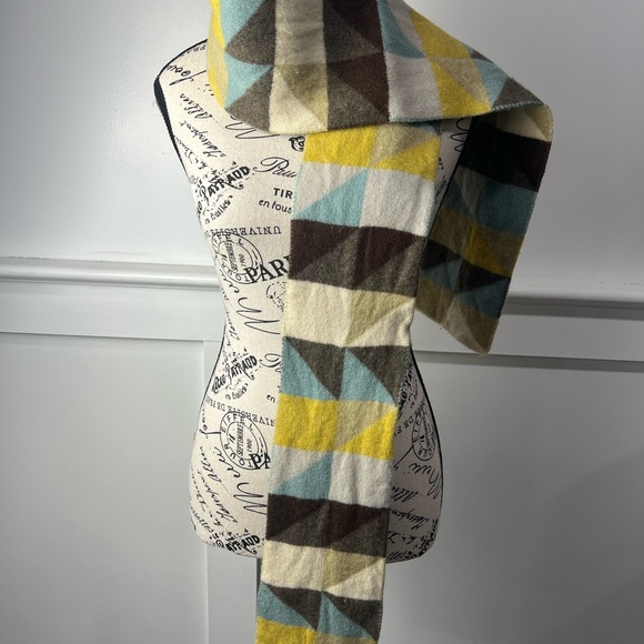 J. Crew | Accessories | Geometric Patterned Scarf Jcrew 0lambswool ...